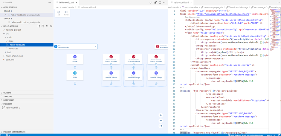 How to implement and deploy API from MuleSoft Anypoint Code Builder