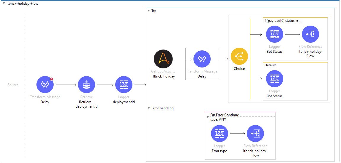 How to call RPA bots from a Mule application