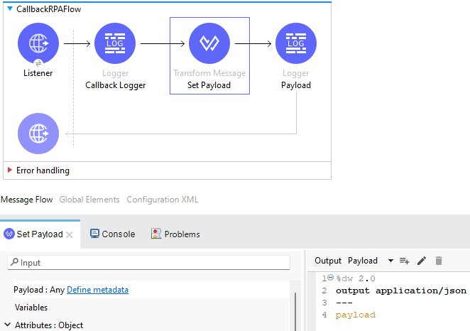 Invoke MuleSoft RPA from the Composer