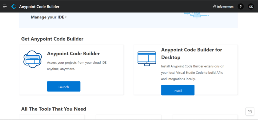 Anypoint Code Builder for Desktop